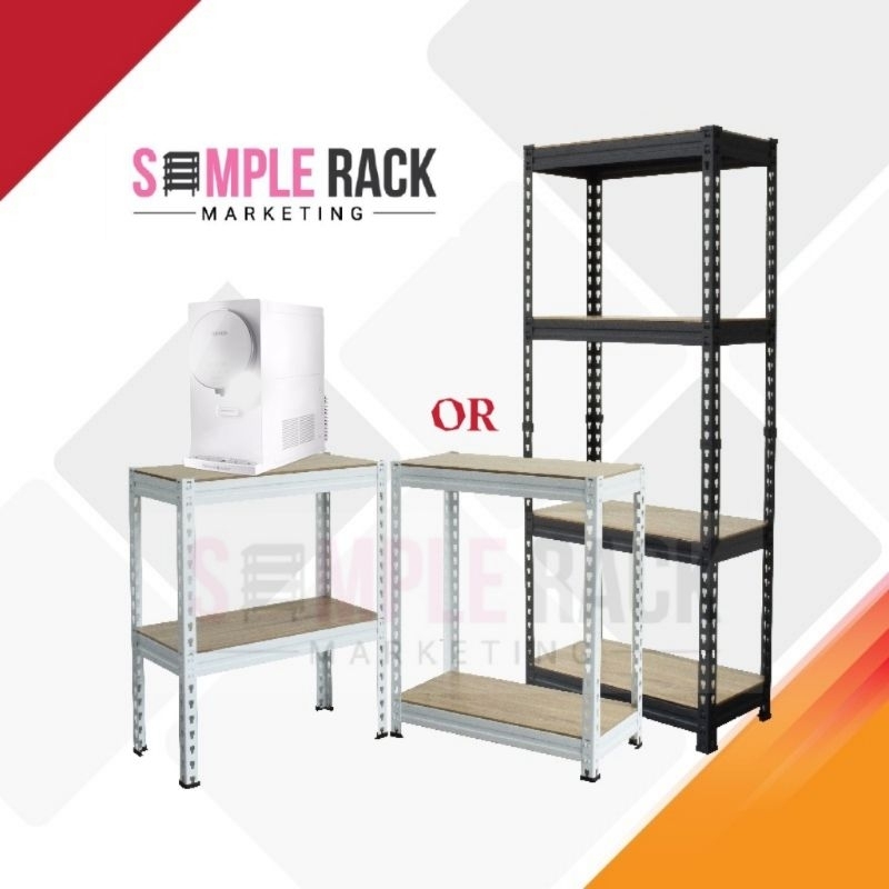SIMPLE RACK Boltless Rack Storage Rack Kitchen Rack Rak Besi Rak Dapur ...