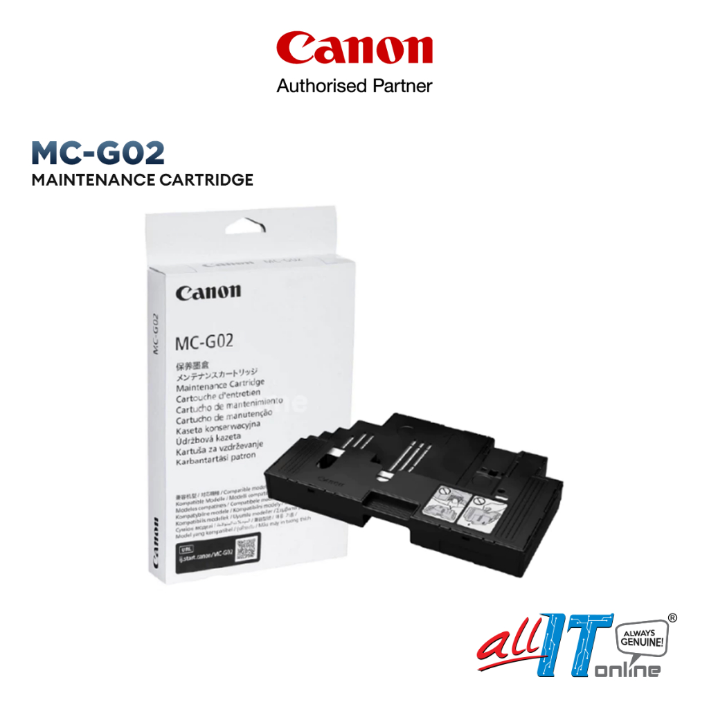 Canon MC-G02 Maintenance Cartridge for Pixma G1020 Pixma G2020 Pixma G3020 Pixma G3060 Pixma ...