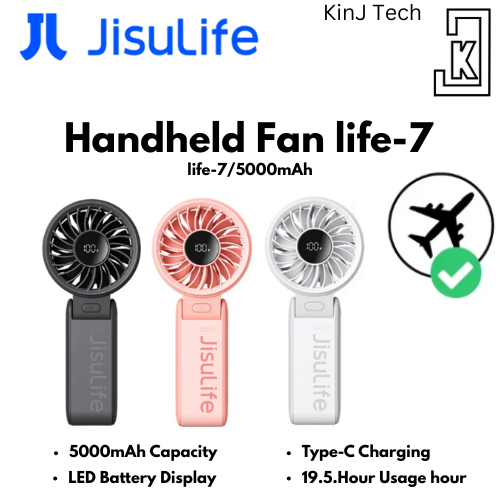 JisuLife Handheld Fan Life7 (5000mAh,3600mAh) | Shopee Malaysia