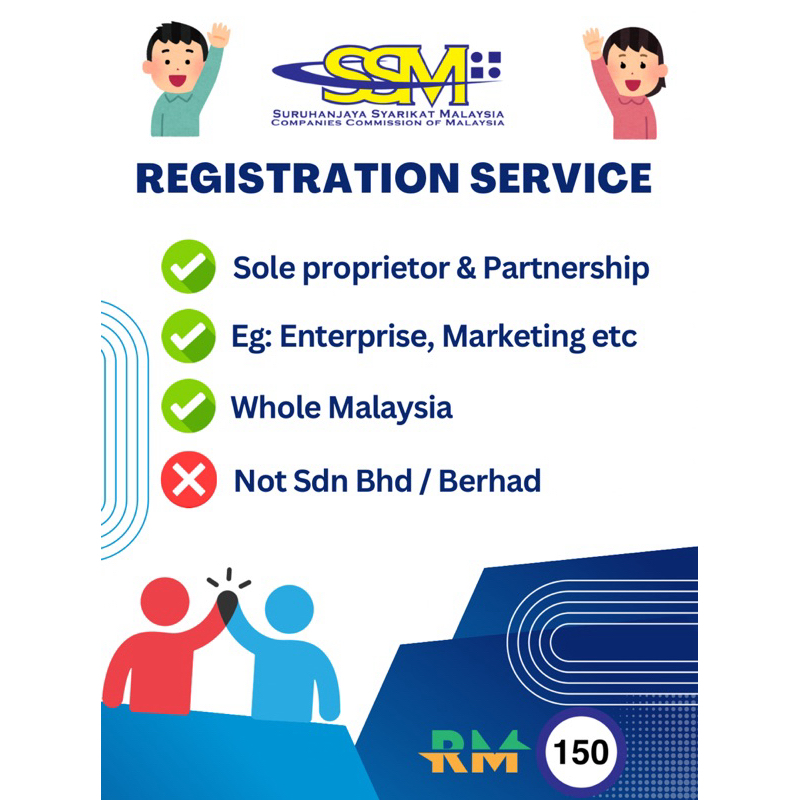 SSM Suruhanjaya Daftar Sole Proprietor Enterprise | Shopee Malaysia