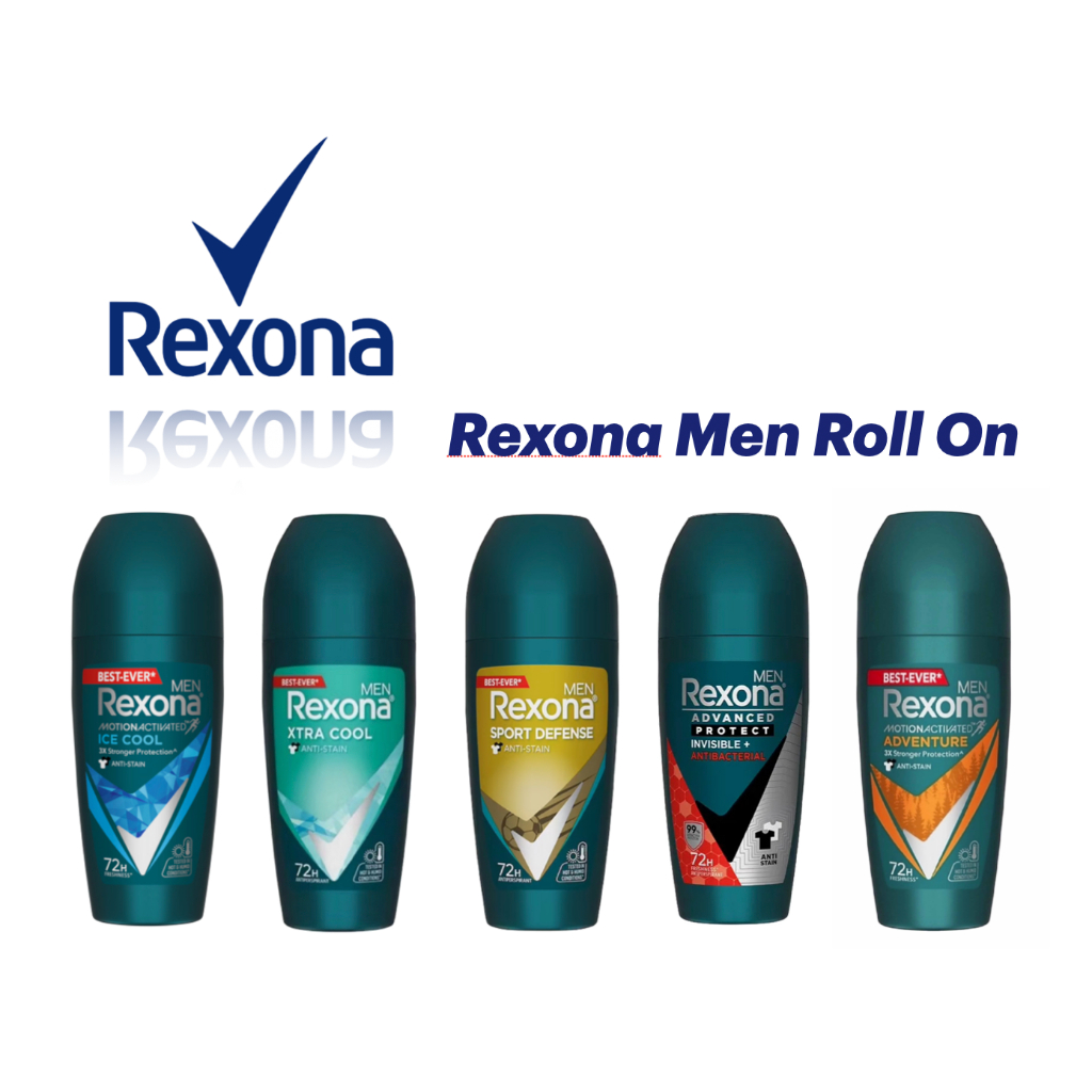 Rexona 𝐃𝐞𝐨𝐝𝐨𝐫𝐚𝐧𝐭 𝐑𝐨𝐥𝐥 𝐨𝐧 MEN 45ml Minyak Wangi Lelaki | Shopee Malaysia