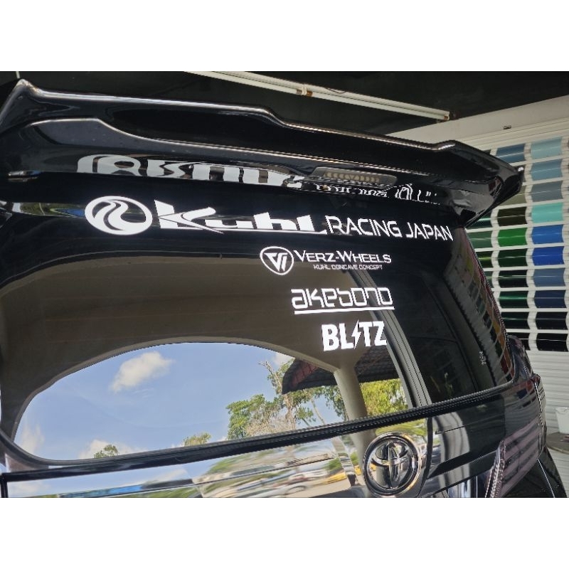 Toyota Alphard Toyota Vellfire Kuhl Racing Japan decal sticker Verz ...