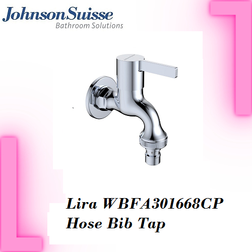 Johnson Suisse WBFA301668CP Lira ½" Washing Machine Tap with Wall ...