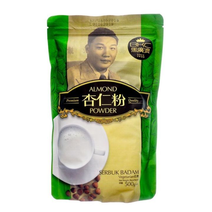 BKC Pre-mix Apricot Kernels Powder (Almond Powder)马广济杏仁粉 500g (Exp 10/ ...