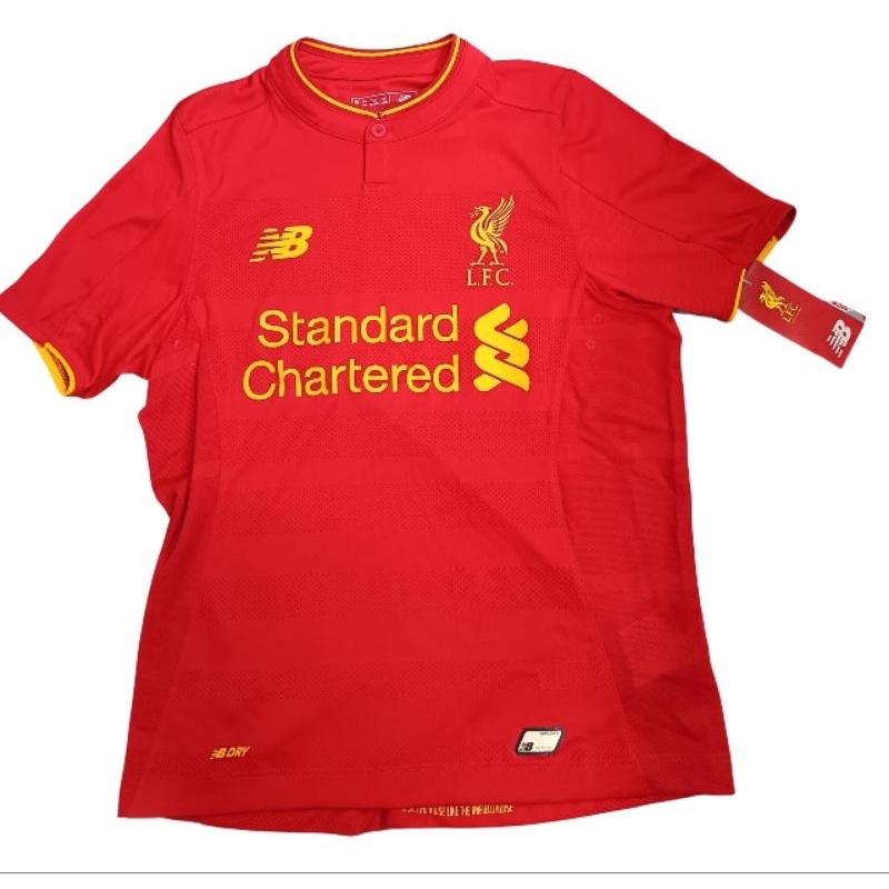 Men NB 96 Liverpool Football Club Standard Chartered jersey (XLB ...