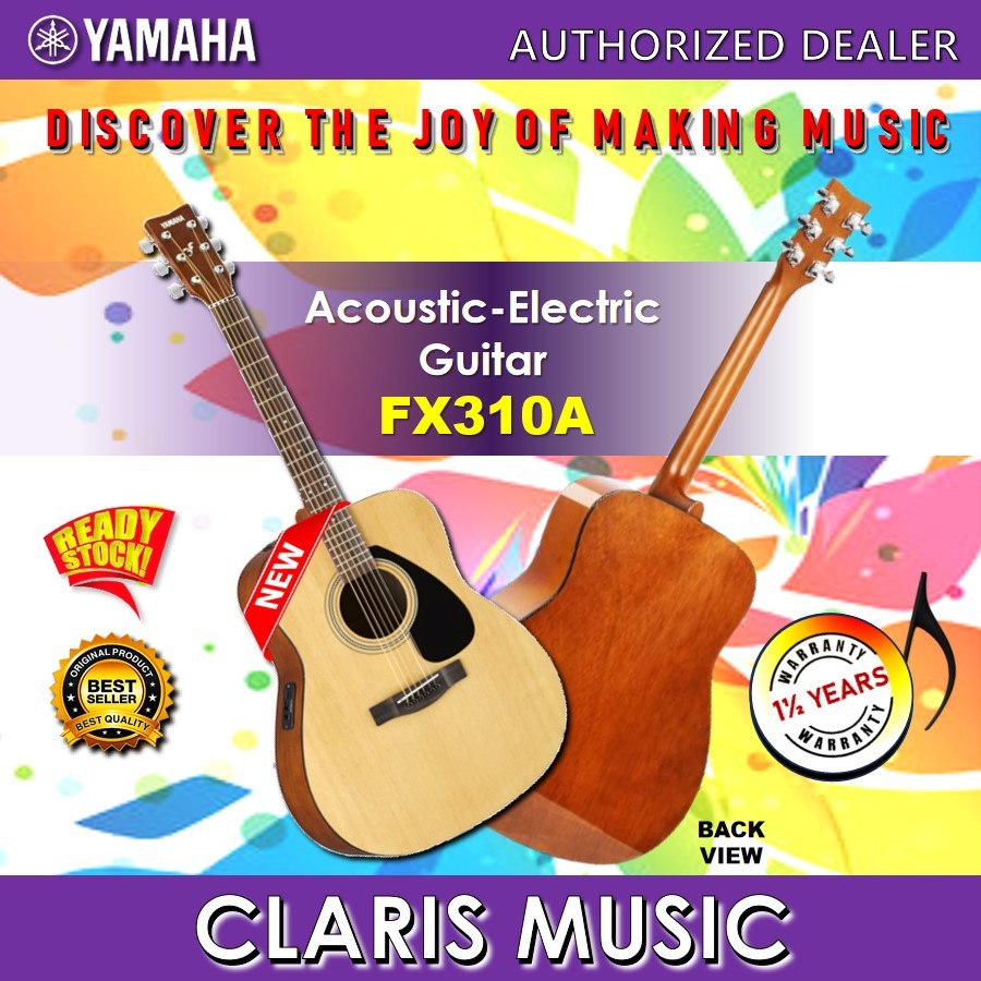 Yamaha FX310AII Semi Acoustic Guitar -NEW UNIT!(FX310 A/ FX310/ FX-310A ...
