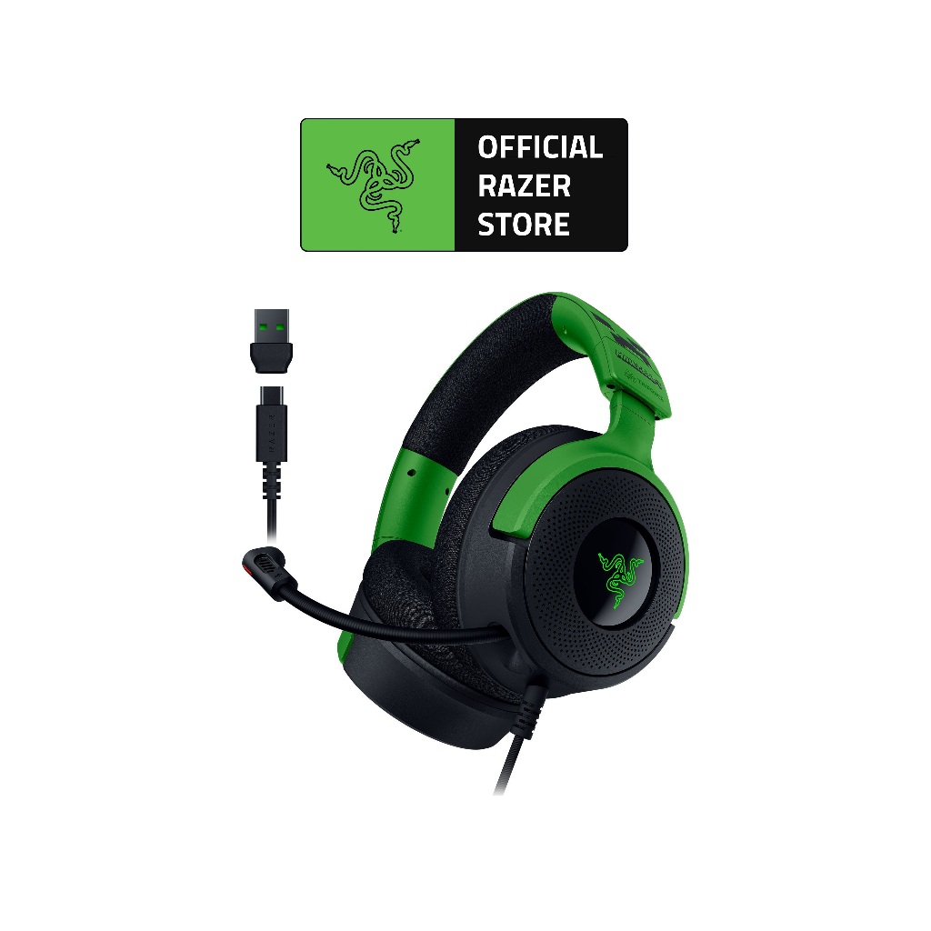 Razer Kraken V4 X Wired Gaming Headset | Minecraft Edition | Shopee ...