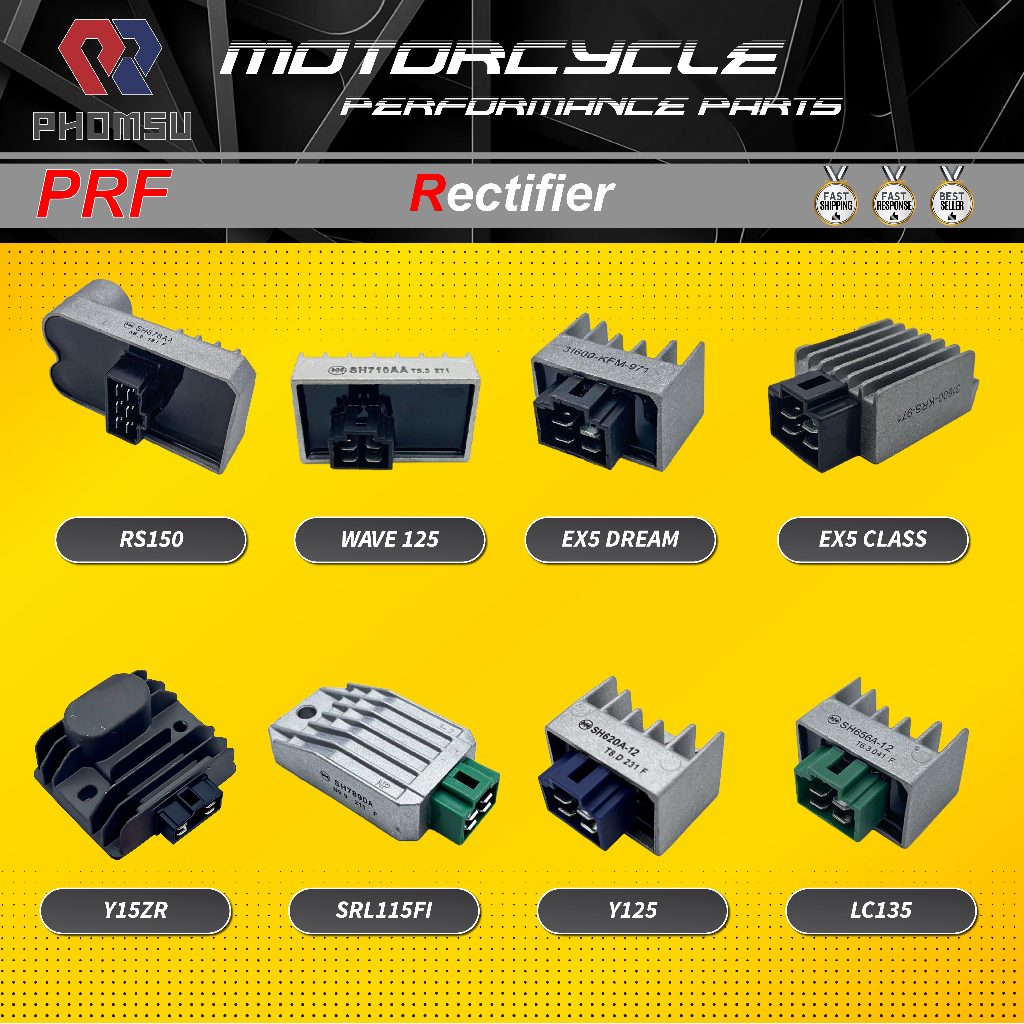 PHOMSU RECTIFIER HONDA EX5 DREAM RS150 WAVE125S EX5 HP EX5 DASH FI ...