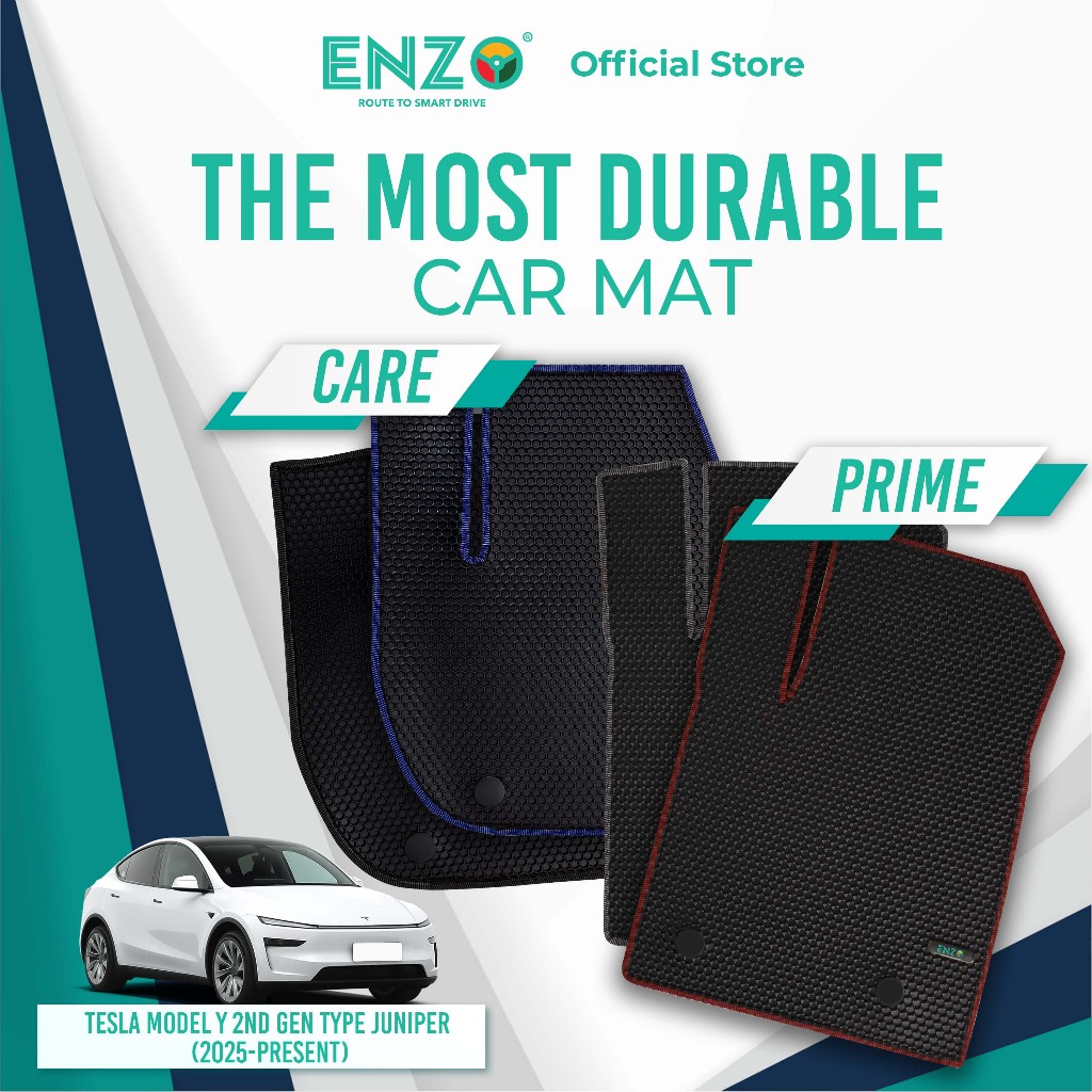 ENZO Car Mat - Tesla Model Y 2nd Gen Type Juniper (2025-Present ...