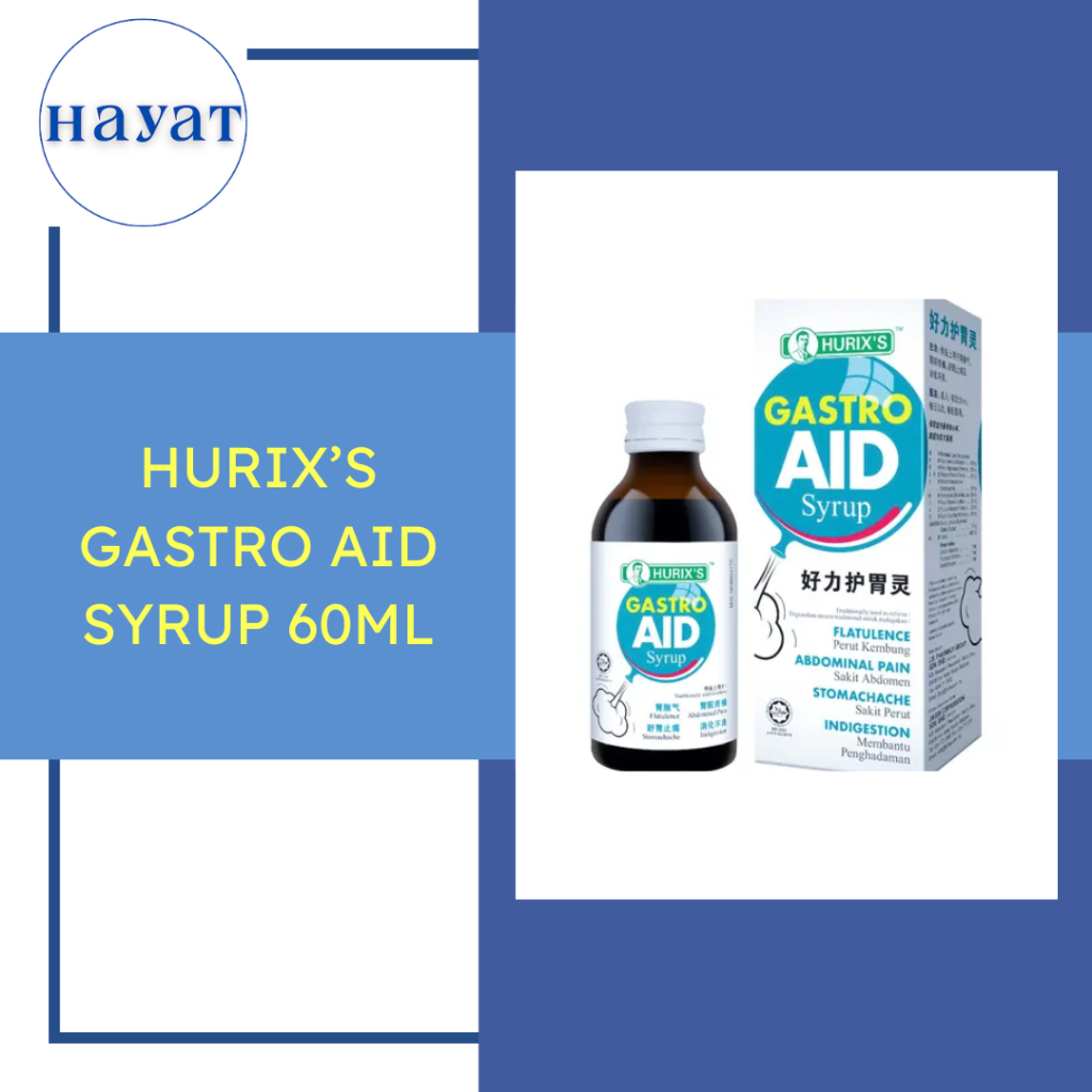 HURIX’S GASTRO AID SYRUP 60ML | Shopee Malaysia