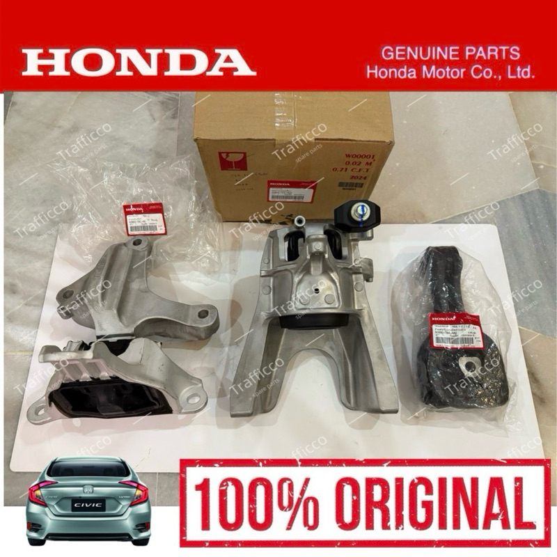 Original Honda Civic FC 1.5 Turbo TEA Engine Mounting Set | Shopee Malaysia