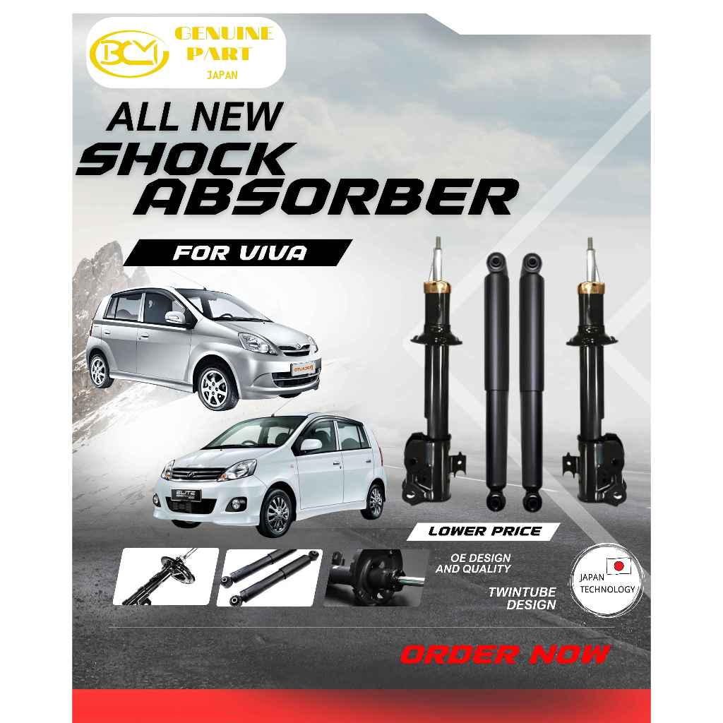 [BCM JAPAN] HEAVY DUTY VIVA 07-14 Gas Absorber | Premium Eksober ...