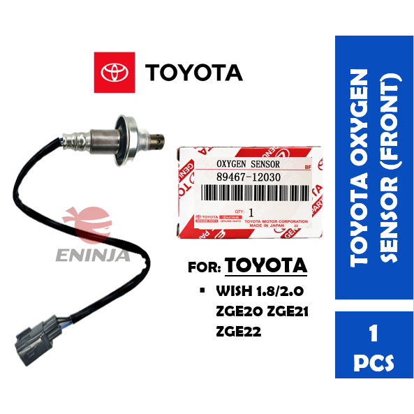 【100% ORIGINAL】TOYOTA Front & Rear Oxygen Sensor For Totoya Wish Sepet ...