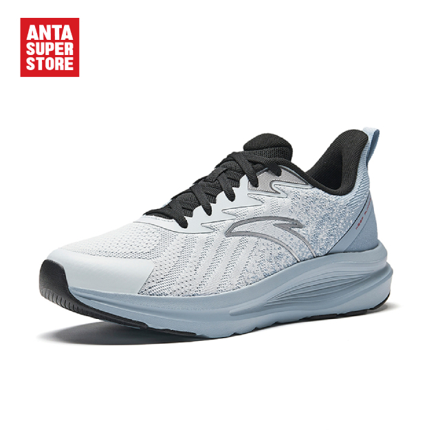 ANTA Men Flow Running Shoes 112515538U-1 -Pure White/Dusty Blue (Kasut ...