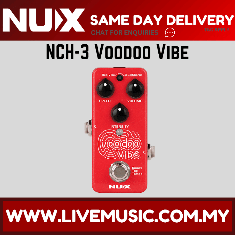 NUX NCH-3 MINI CORE SERIES VOODOO VIBE PEDAL ( NCH3 / NCH 3 ) | Shopee ...