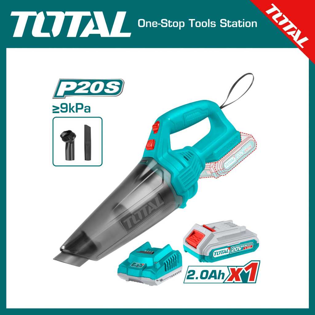 TOTAL Cordless vacuum cleaner 20V TVLI20126 | Shopee Malaysia