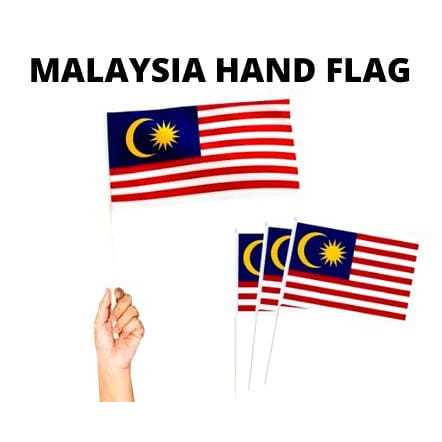 批发/Wholesales Merdeka Hand Flag Malaysia Flag Bendera Malaysia Bendera ...