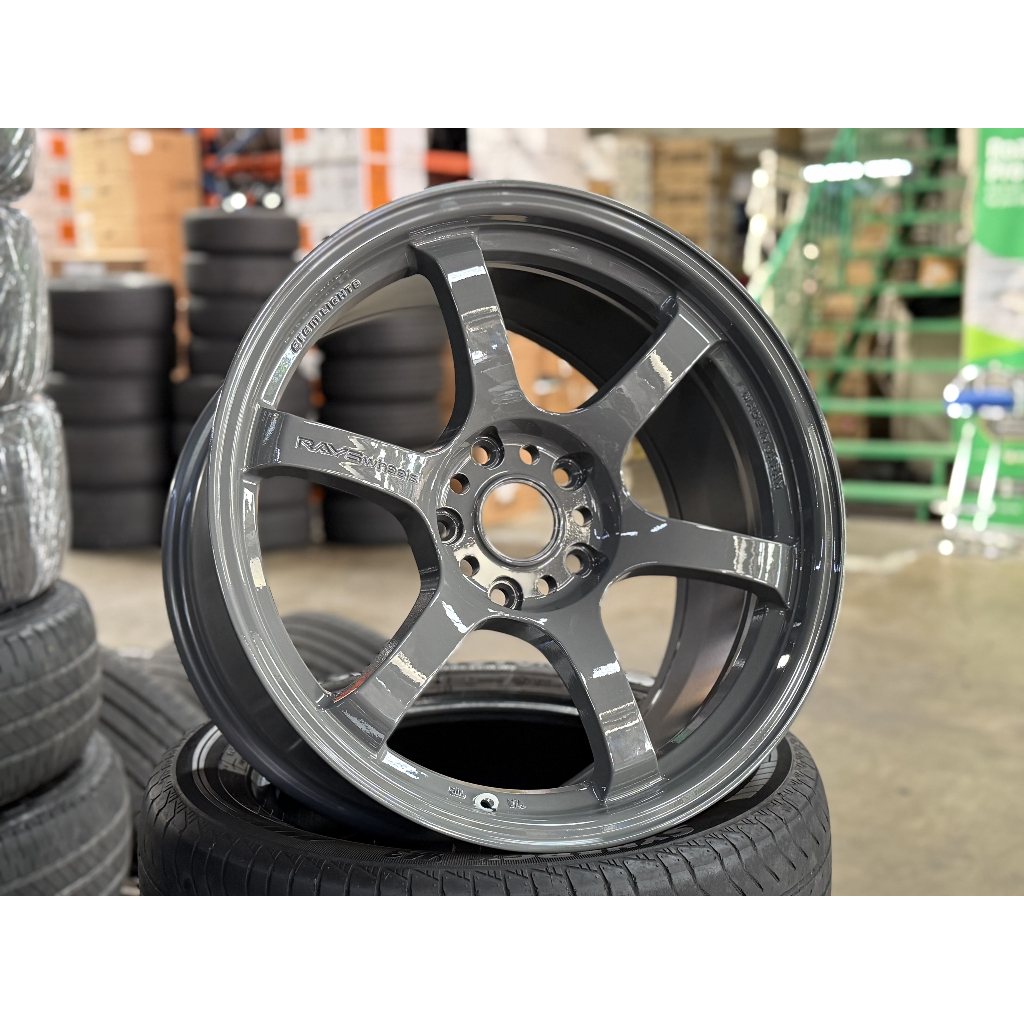 NEW 18X9.5J Rays Gramlights 57DR Japan Rim (set of 4) Gray 5X120 for ...