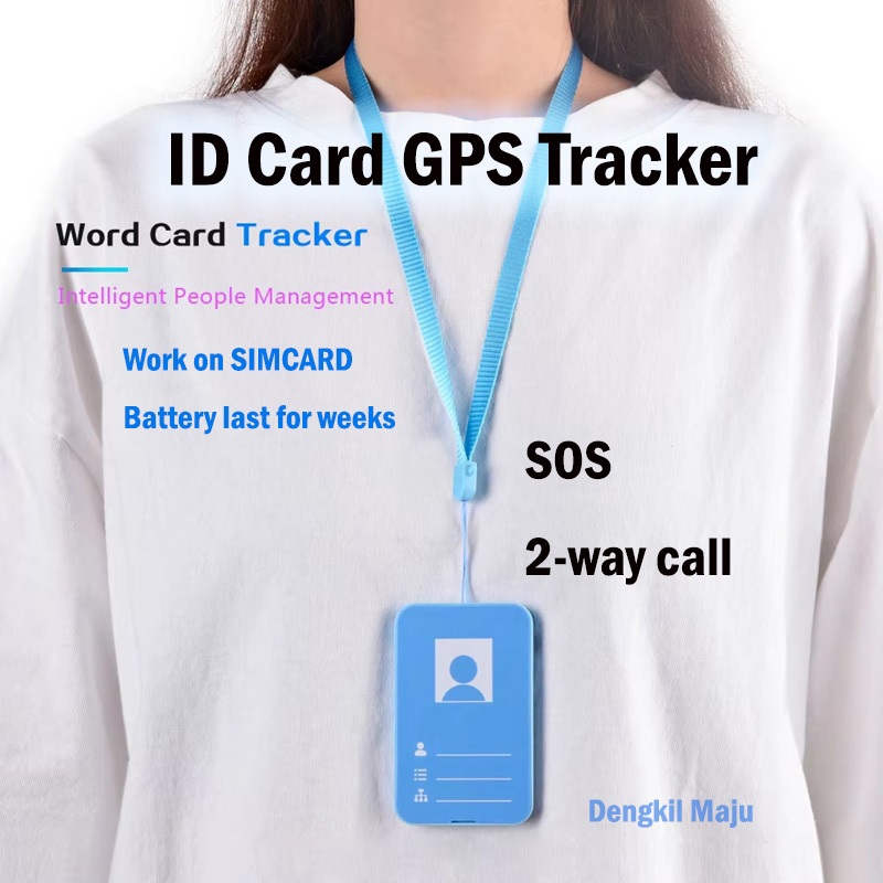 G10 ID Card Kid GPS Tracker for Kids Student Elderly SOS Calling Real ...
