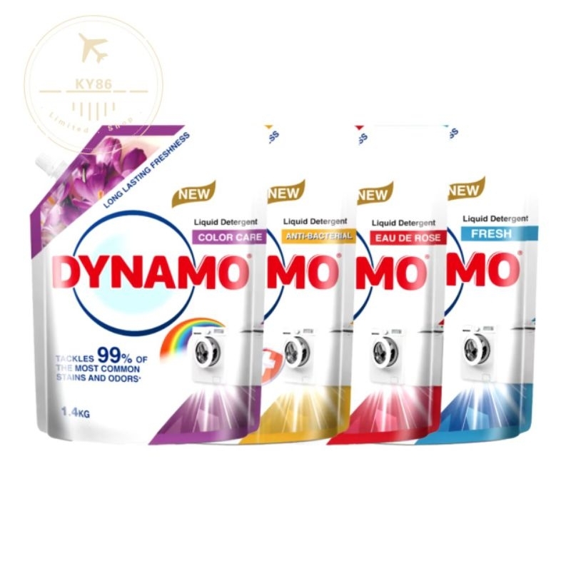 Dynamo Laundry Liquid Detergent Refill 1.4kg | Shopee Malaysia