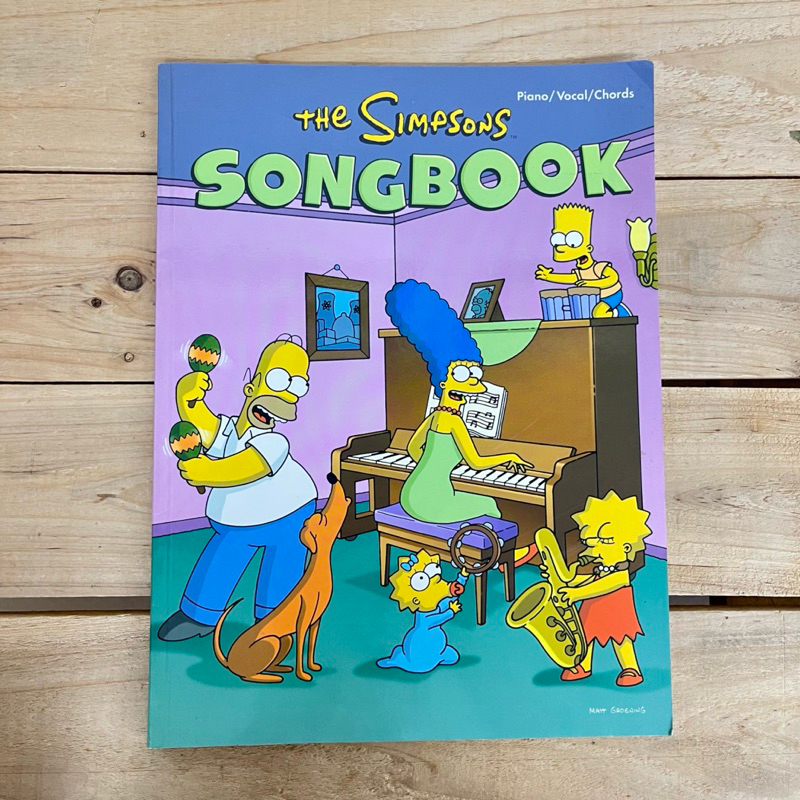 The Simpsons Songbook: Piano/Vocal/Chords (Preloved) | Shopee Malaysia