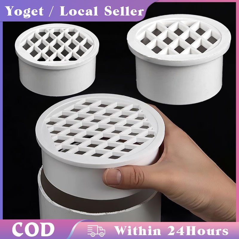 2pcs PVC Bathroom Drain Cover 50/75/110 / Anti-Blocking Floor Strainer ...