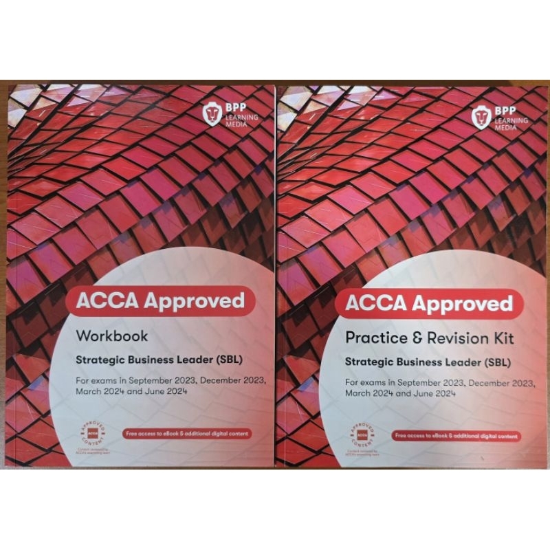 BPP ACCA Workbook/Practice & Revision Kit Strategic Business Leader ...