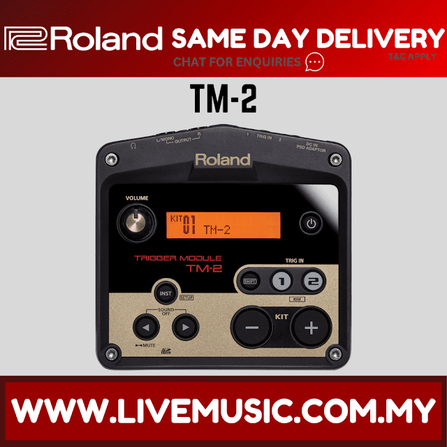 Roland TM-2 ACOUSTIC DRUM Trigger Module (TM2) | Shopee Malaysia