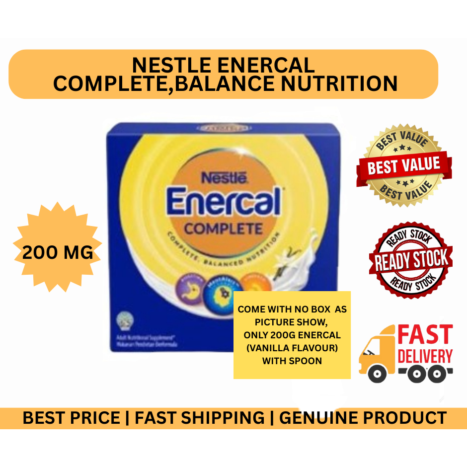 NESTLE ENERCAL COMPLETE, BALANCE NUTRITION 200G (COMES WITH NO BOX ...
