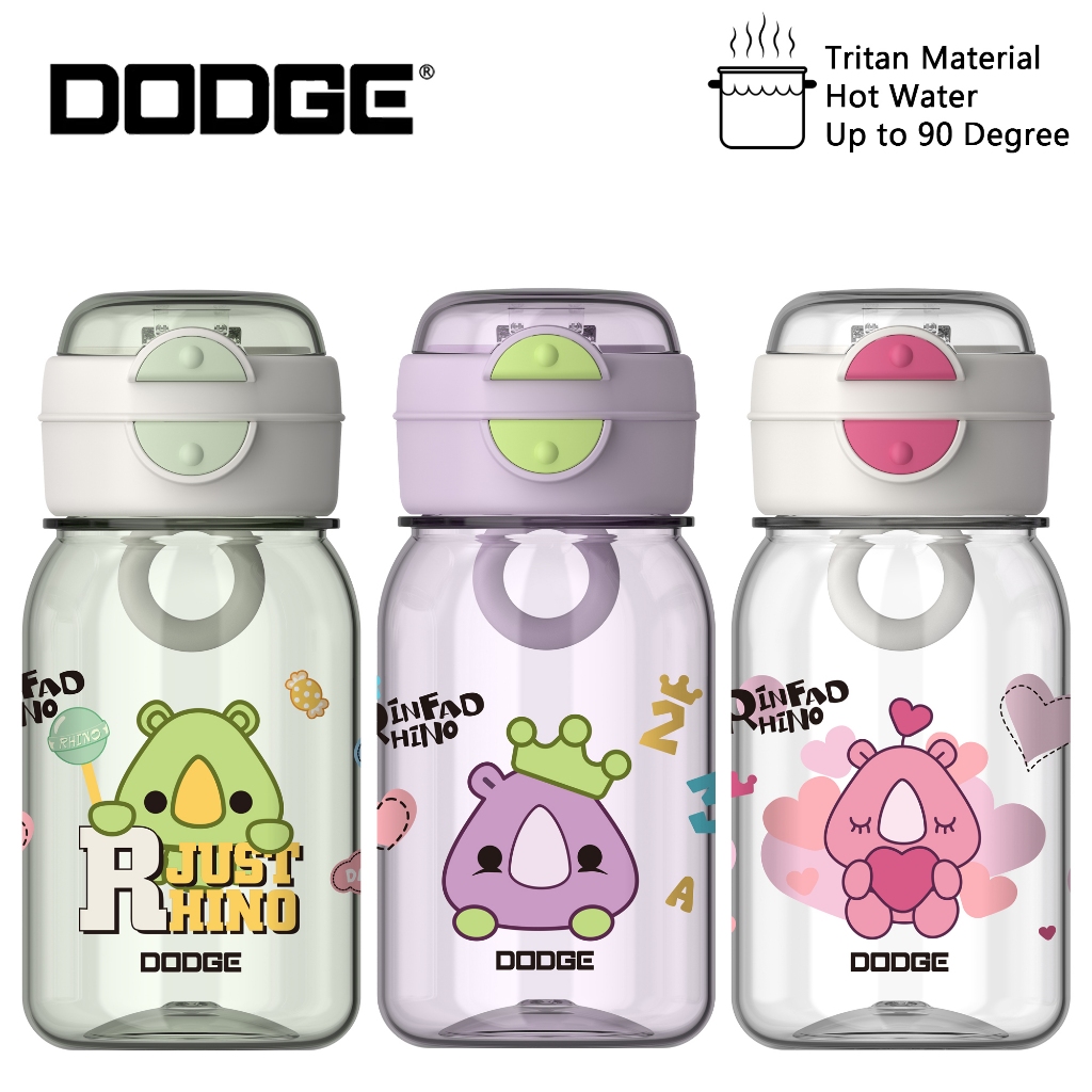 Dodge 600ml Grand Style Rhino Dual Head Large Capacity Leakproof Tritan ...