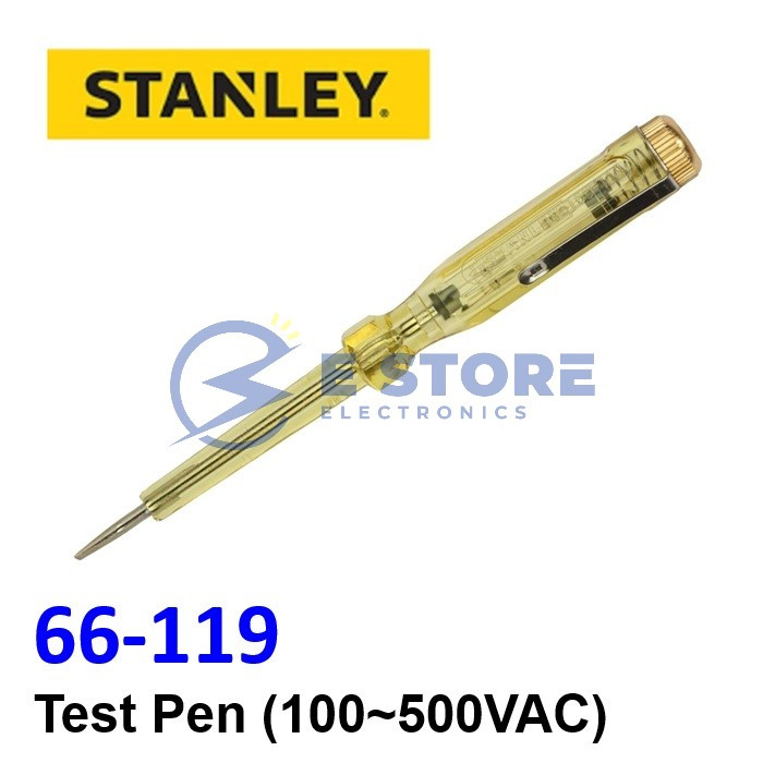 Stanley 66-119 Test Pen & Voltage Tester / Spark Detecting Screwdriver ...