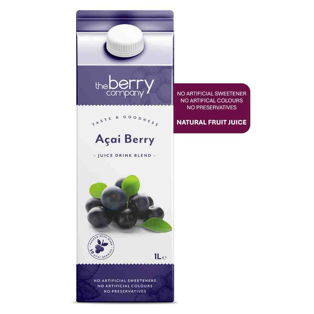 The Berry Company Acai Berry Juice Blend 1L (UK) NO ARTIFICIAL ...