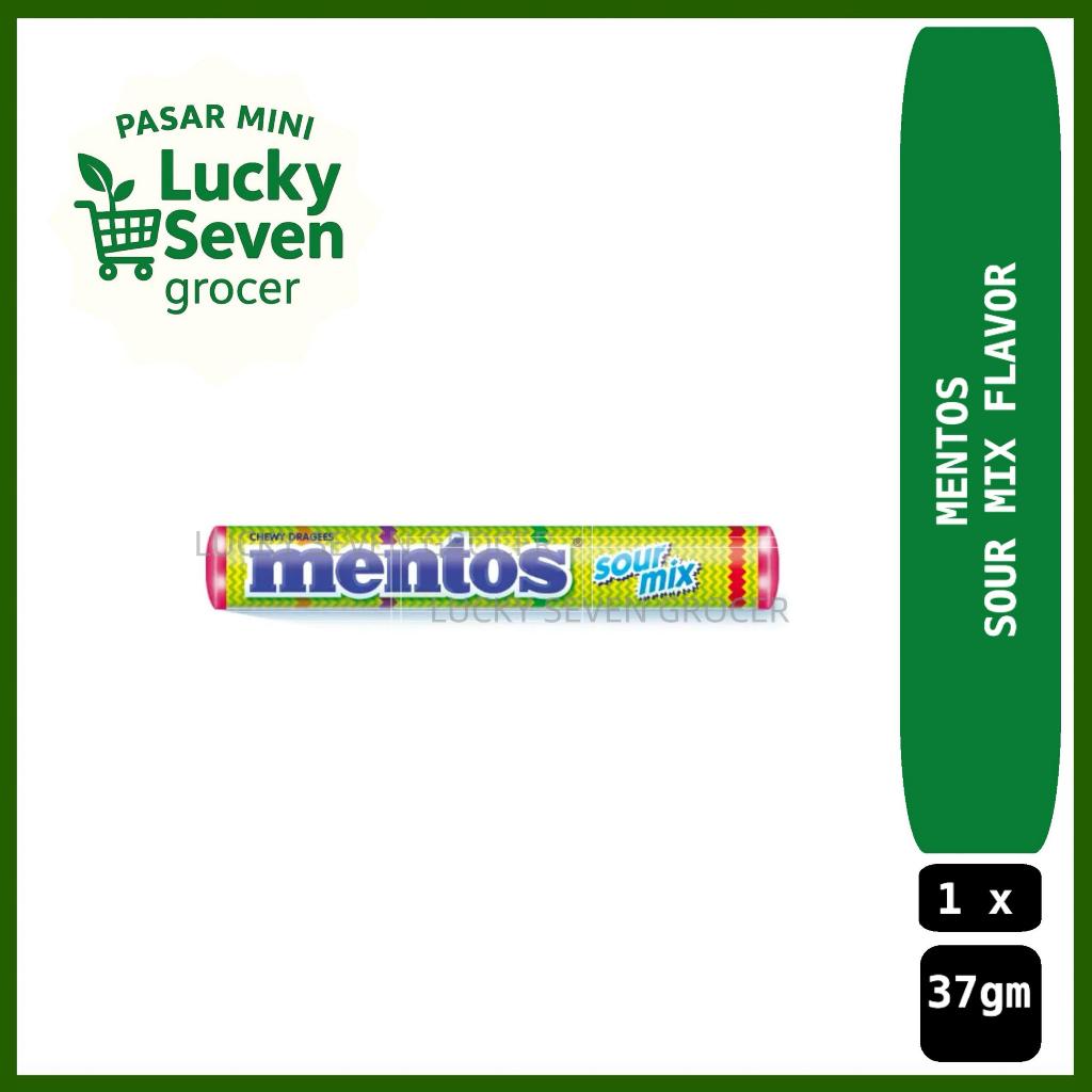 Mentos Chewy Dragees Assorted 37g - Fruit / Gape / Sour Mix / Rainbow ...