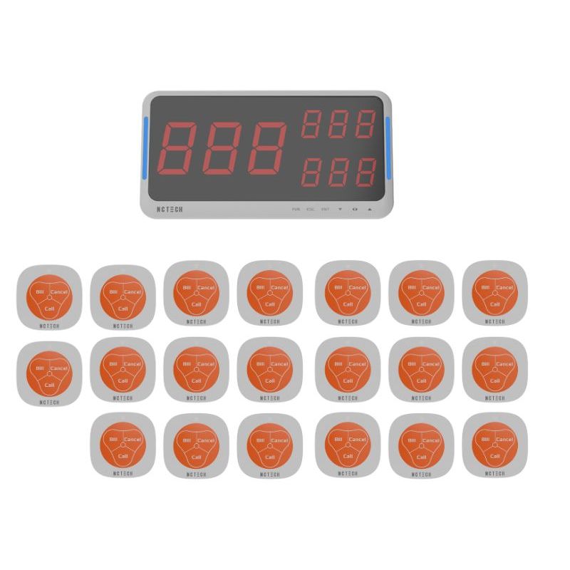 Nctech calling system and paging system (1 keypad with 3 digit and 3 ...
