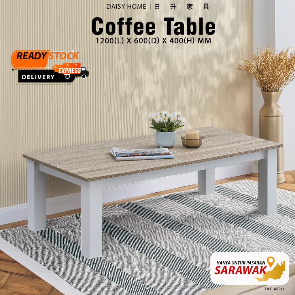Coffee Table | Wooden Coffee Table | Living Room Table | Meja Kopi ...