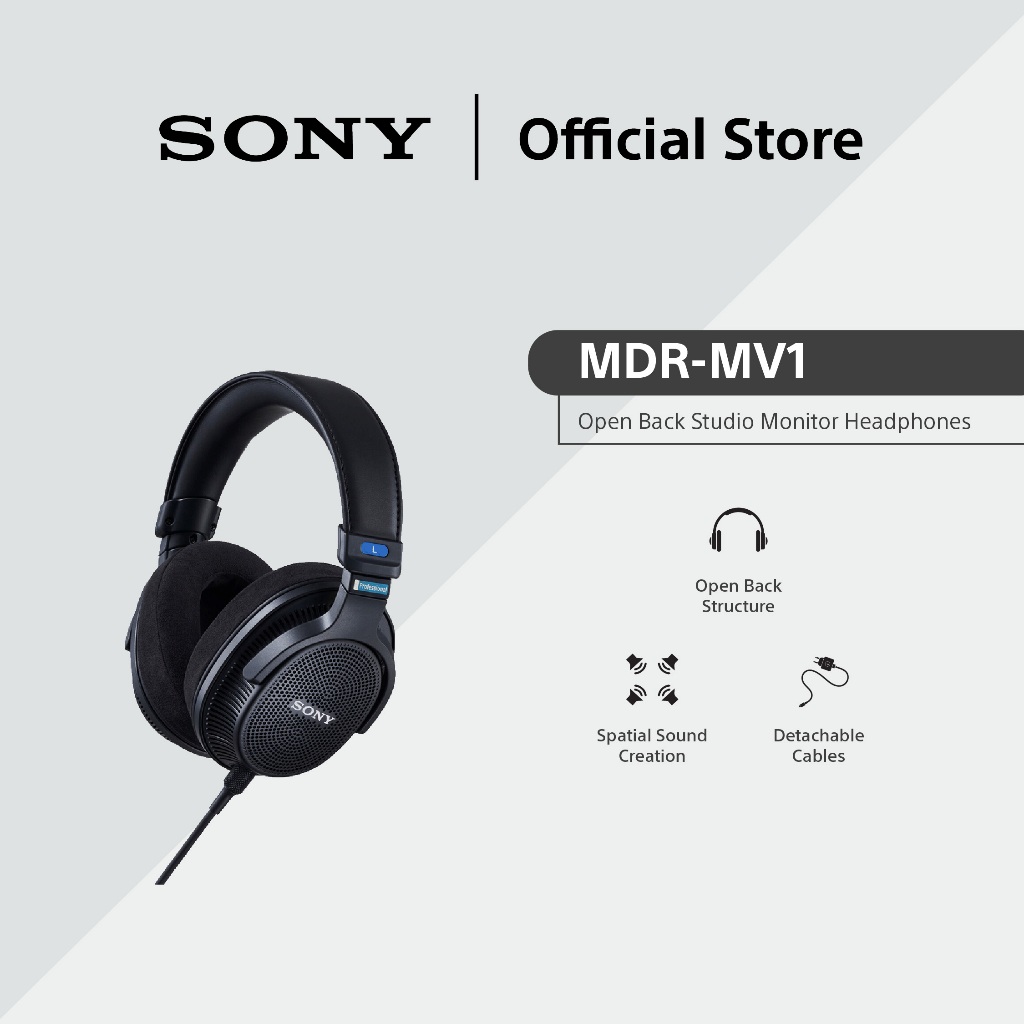 Sony MDR-MV1 Open Back Studio Monitor Headphones | Shopee Malaysia
