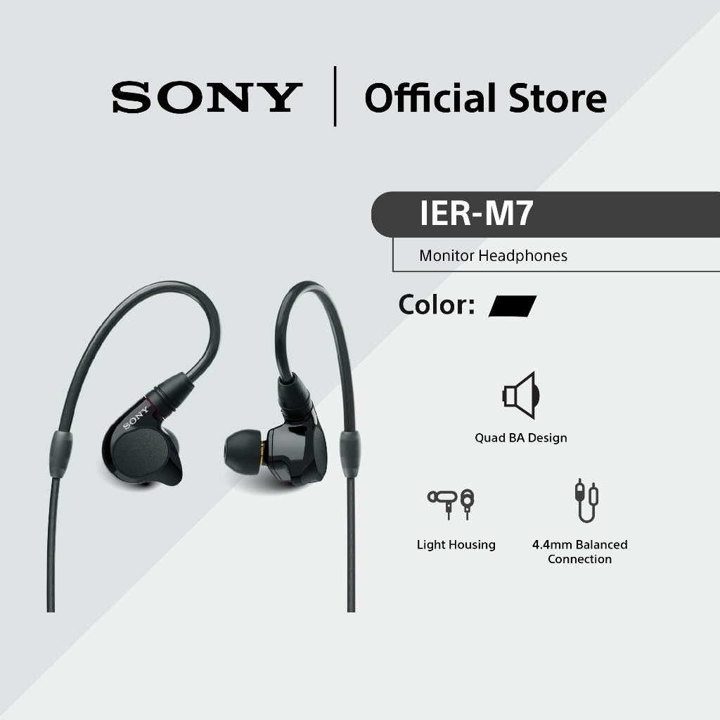 Sony IER-M7 In-ear Monitor Headphones | M7 | Shopee Malaysia
