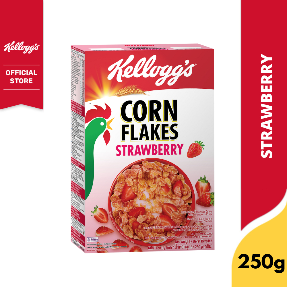 Kellogg's Fruit Corn Flakes 250g (Honey Crunch/Strawberry-Exp:10/25 ...
