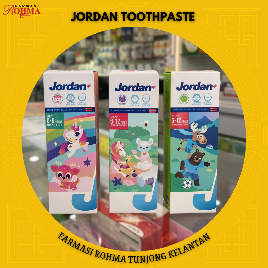 [🔥FARMASI ROHMA🔥]JORDAN TOOTHPASTE 75G FOR CHILDREN | Shopee Malaysia