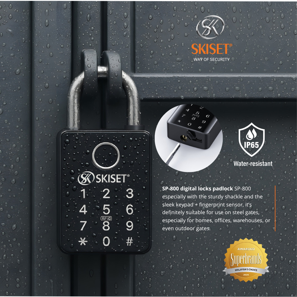 Local Supply SKISET SP800 Smart Padlock Tuya Smart App/Smart digital ...