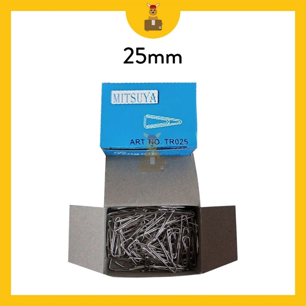 25mm Triangle Paper Clip Jumbo Gem Clips Klip Kertas Tiga Segi (10 ...