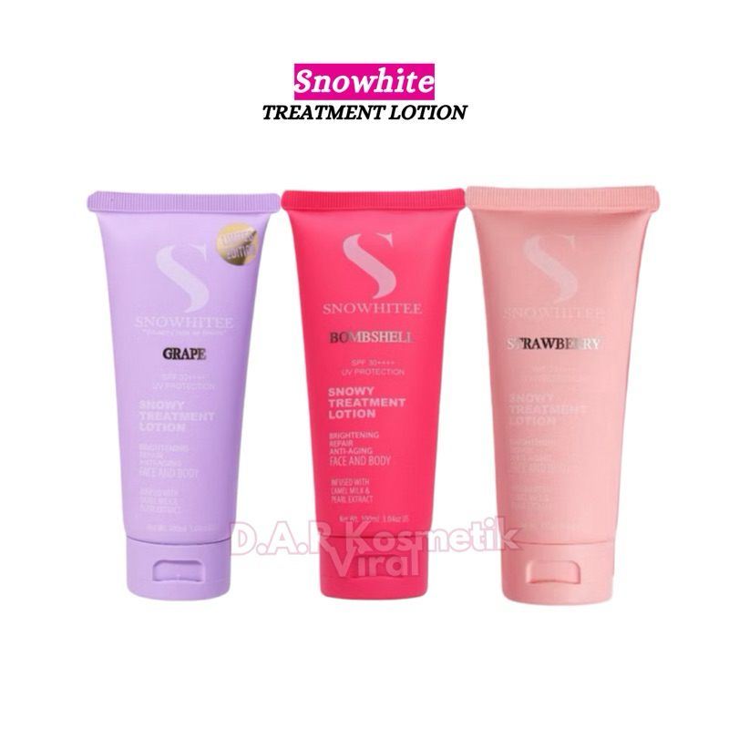 SNOWY SNOWHITE TREATMENT LOTION SUSU UNTA / SNOWY TREATMENT BOMBSHELL ...