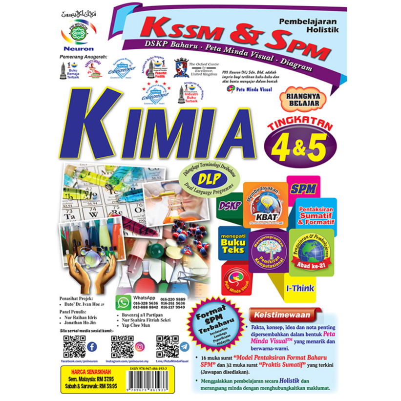 PNI Neuron (KSSM & SPM) Pembelajaran Holistik Kimia Tingkatan 4 & 5 ...