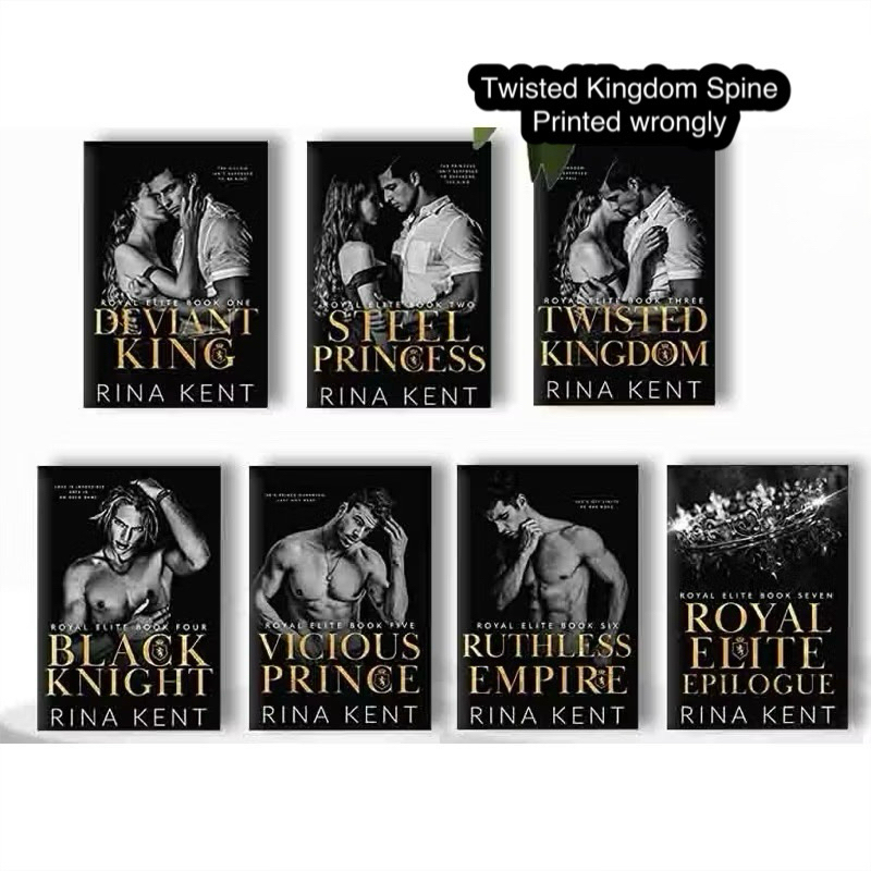 【ENG】KL READY STOCK Royal elite series by Rina Kent (Deviant king,Steel ...