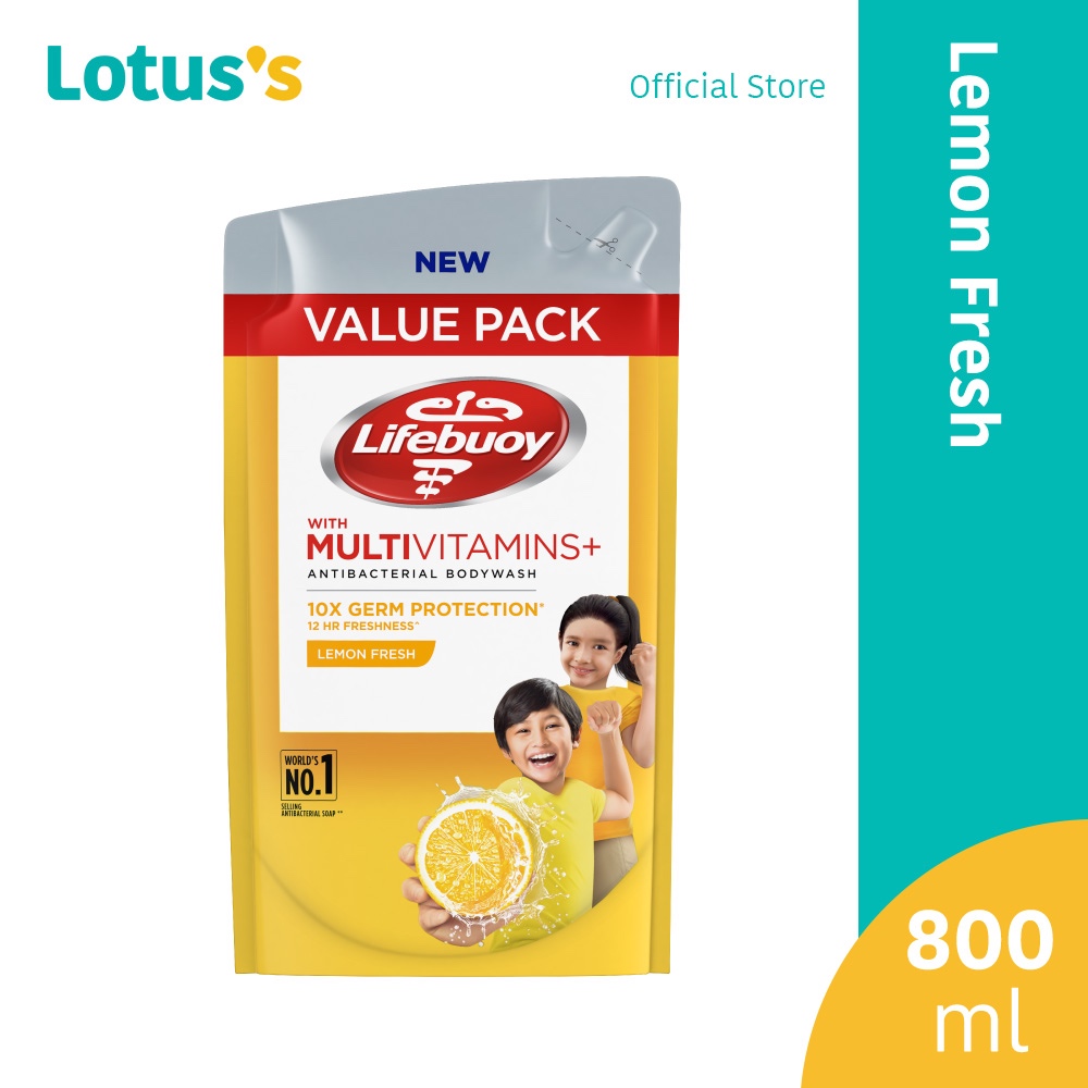 Lifebuoy Lemon Fresh Body Wash Refill Pack 800ml | Shopee Malaysia