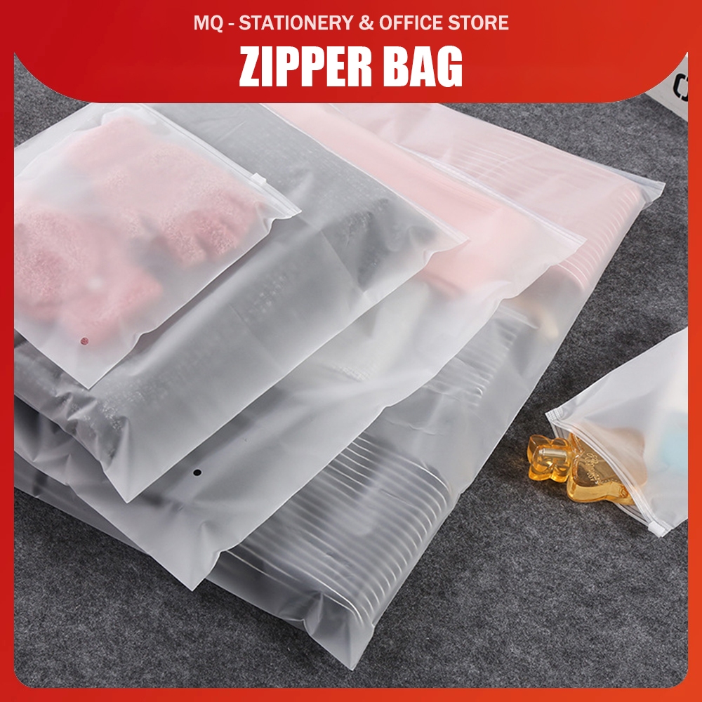 Double Matte Zip Lock Bag Plastic Zip Bag Zipper Bag Packaging Bag ...