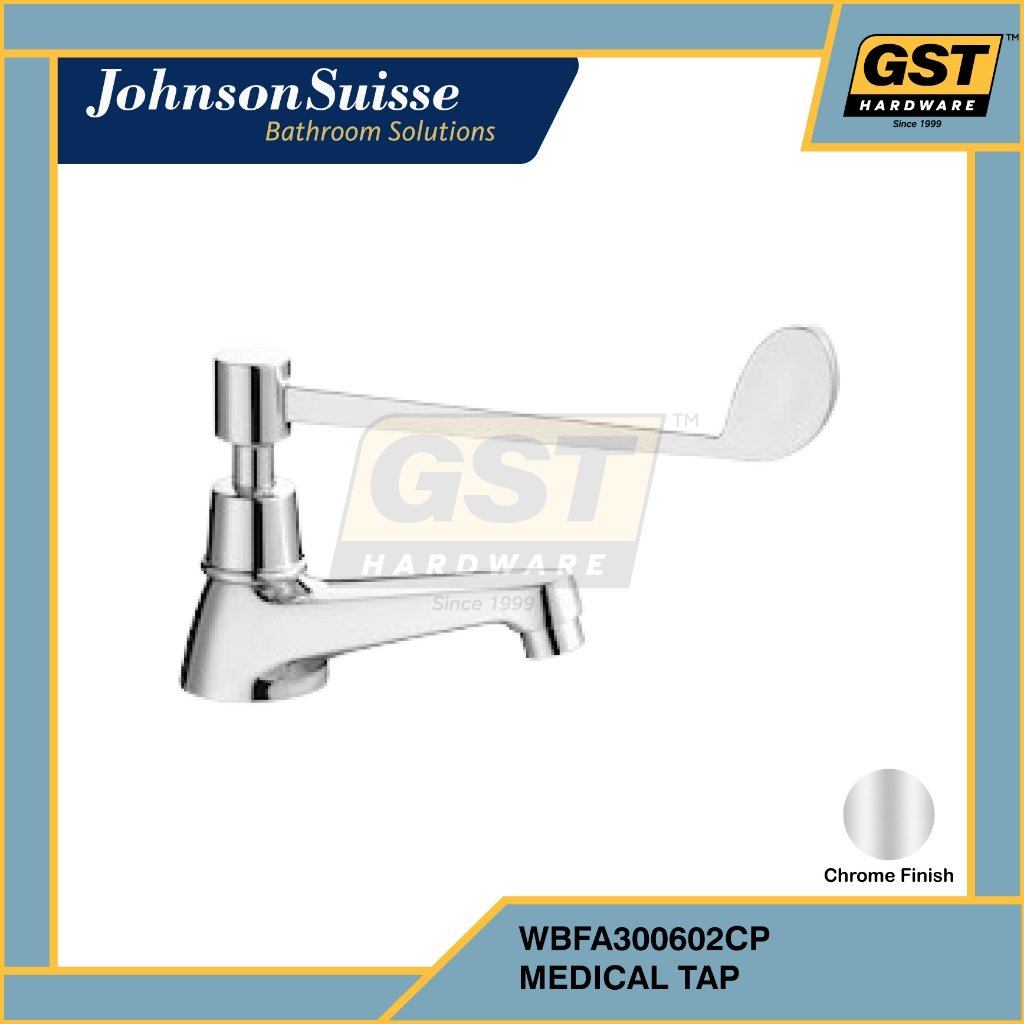Medical Johnson Suisse Deck-Mounted Elbow Action Pillar Tap | Shopee ...