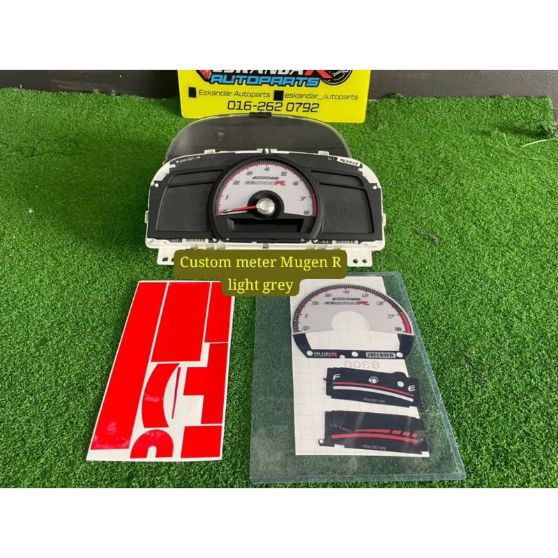 Custom meter Mugen R light grey | Shopee Malaysia