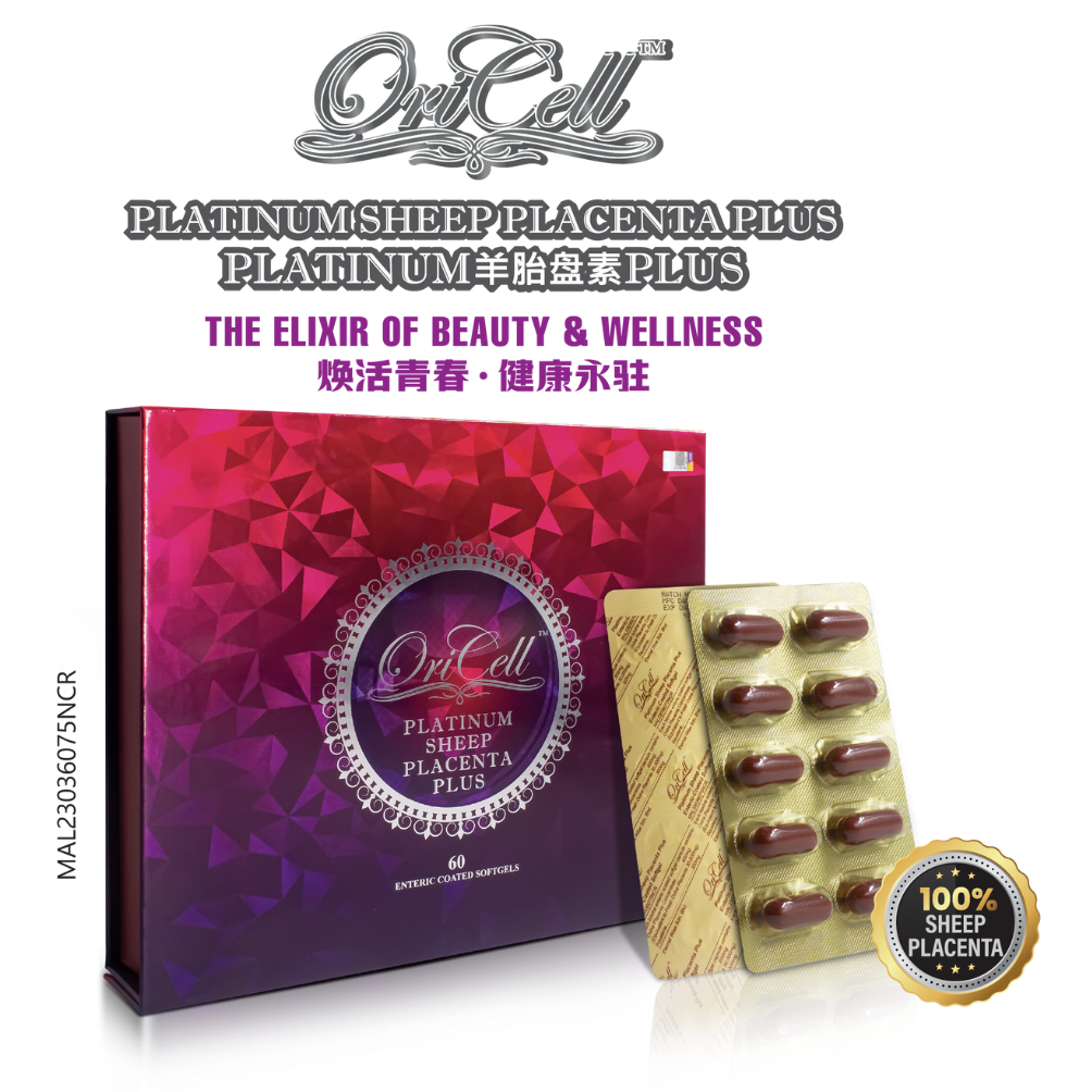 OriCell Platinum Sheep Placenta Plus 30s - The Elixir of Beauty ...