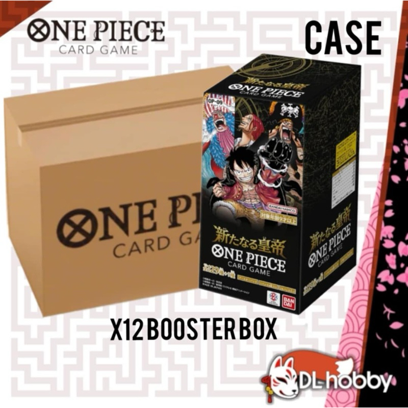 One Piece OP09 Emperor In New World Sealed Case Trading Card Game opcg ...
